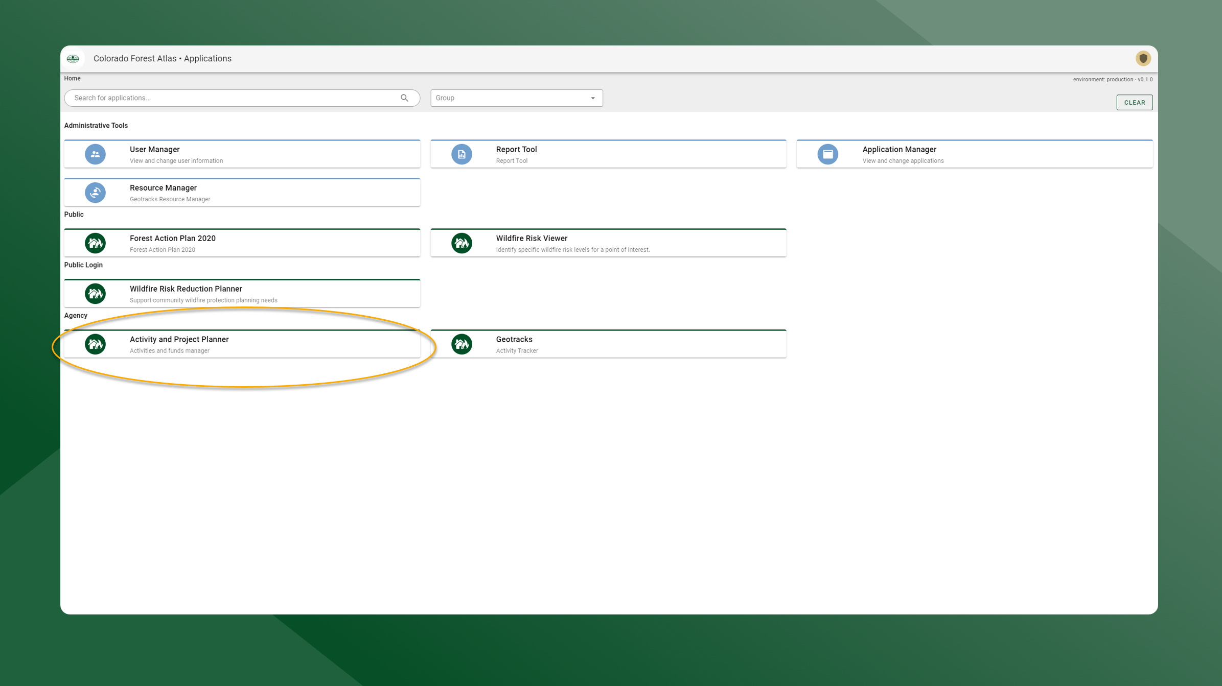 Planner Overview & User Interface