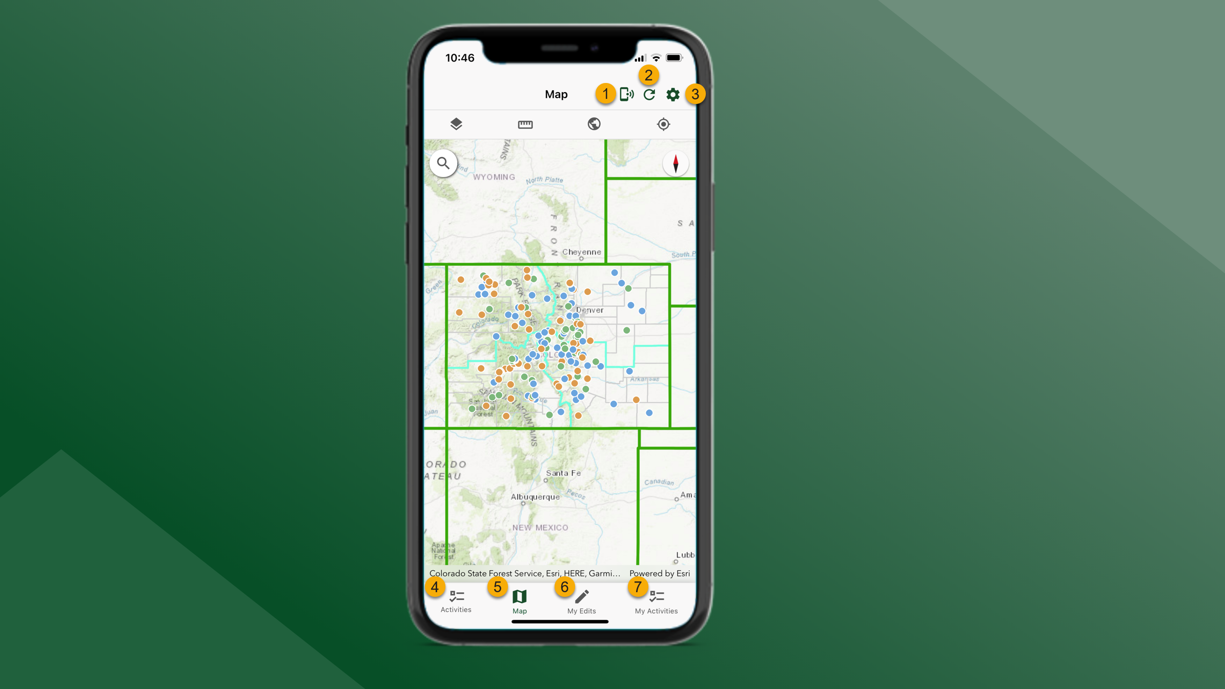 GeoTracks Mobile User Interface